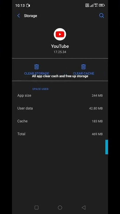 fix storage problem - YouTube