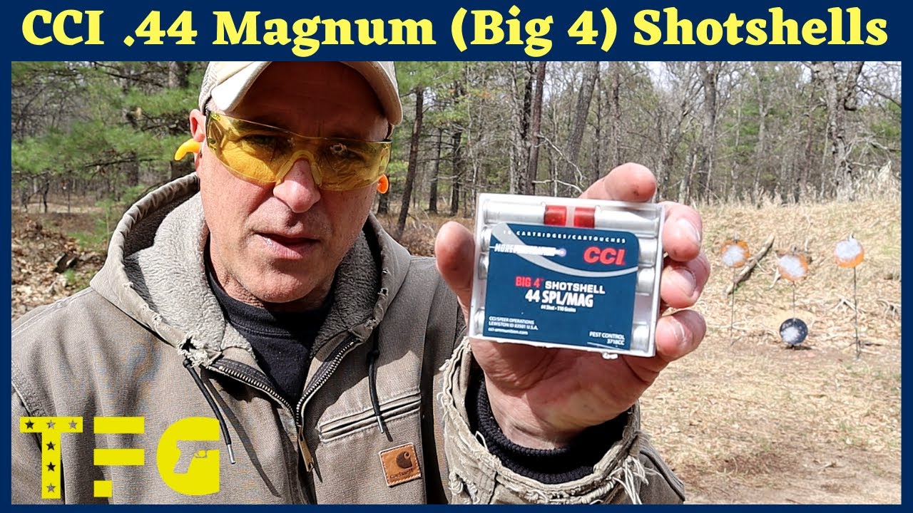 CCI (Big 4) .44 Magnum Shotshells - TheFirearmGuy - YouTube