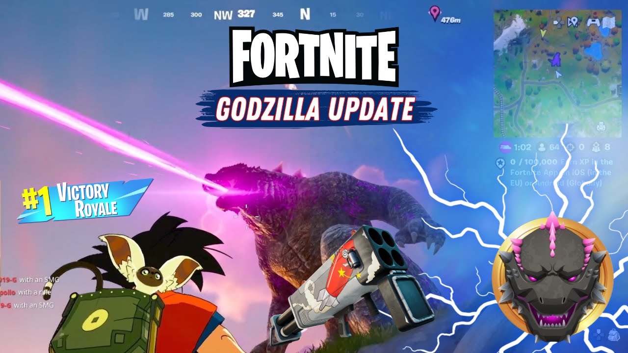 We Got Godzilla & The Victory Royale! | Fortnite Update | New Quests ...