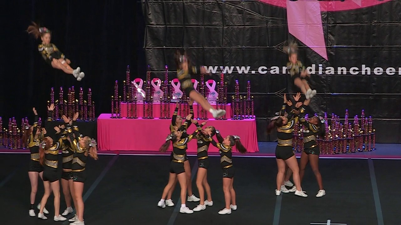 Cheetahs Cheerleading Cyclones Small Junior AA 2 - YouTube