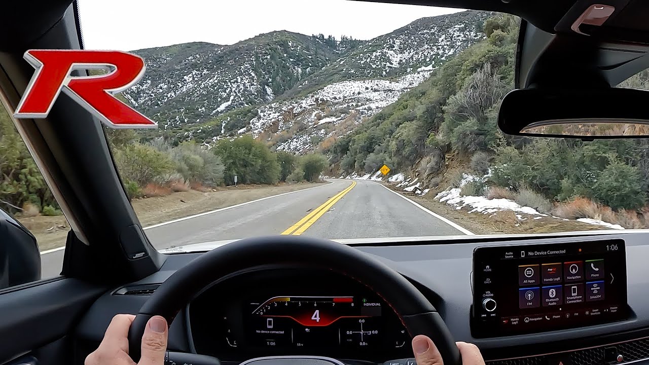 Civic Type R (FL5) on Canyon Road - Binaural Driving Sounds Only - Test ...