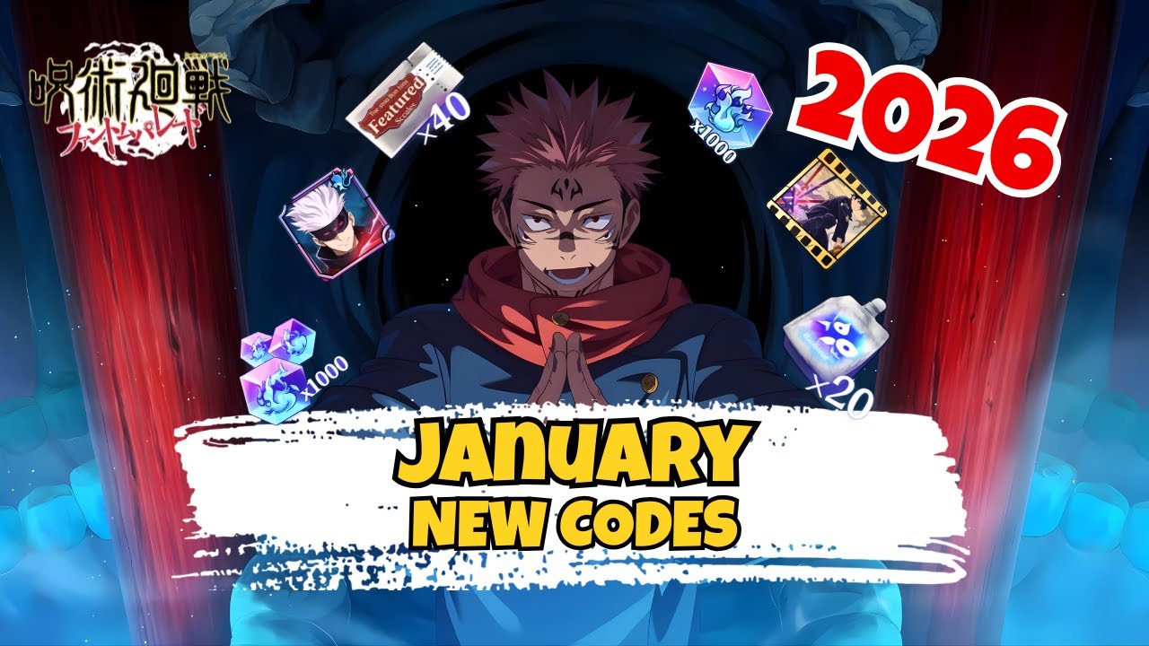 January Secret Codes JuJutsu Kaisen Phantom Parade Codes Cubes | JJK Phantom Parade Gift Codes ...