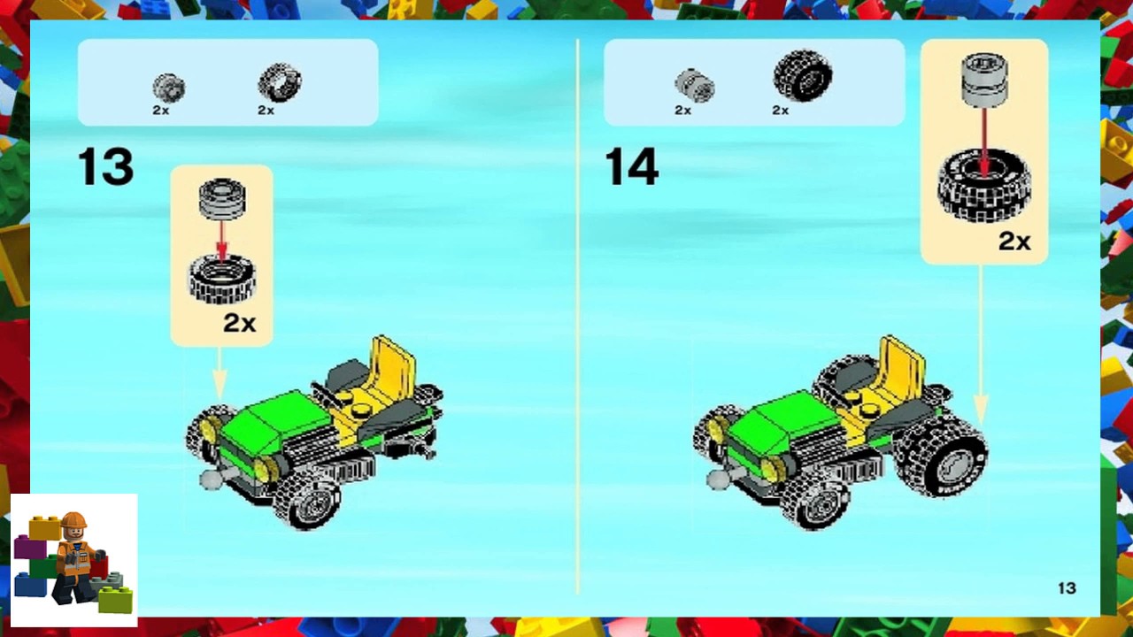 LEGO instructions - City - Traffic - 60026 - Town Square (Book 1) - YouTube