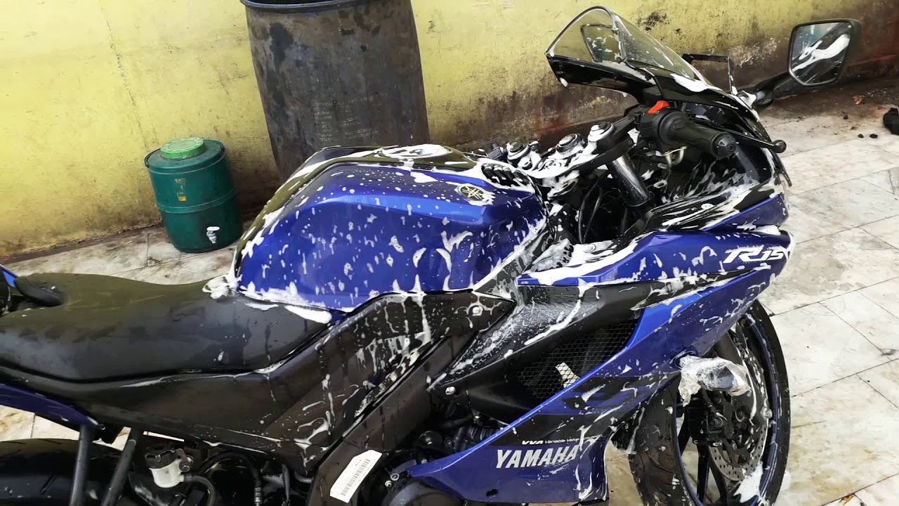 R15 V3 shining wash😍 R1 5 V3 modified Yamaha YZF R15 akibphotography ...