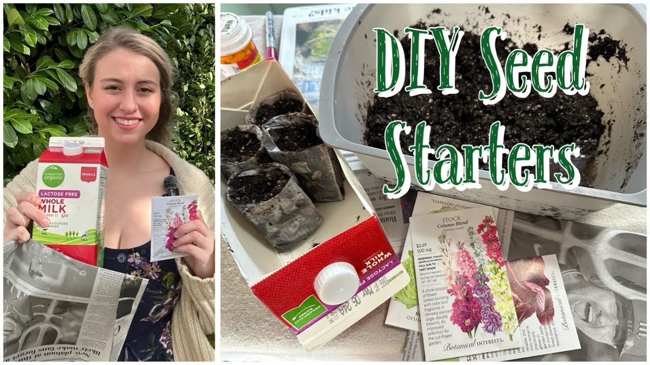 DIY Seed Starters - YouTube