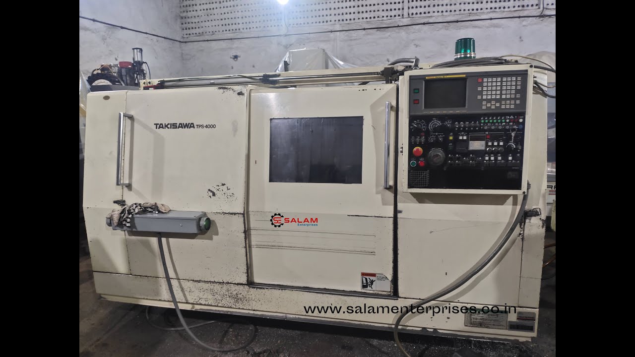 TAKISAWA TPS-4000 CNC PISTON LATHE (Y AXIS )(Special Piston Purpose ...