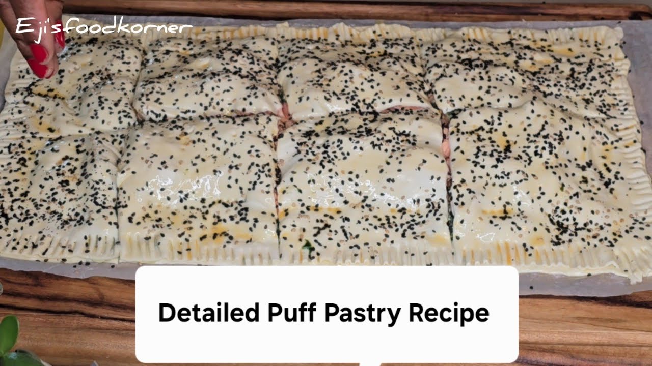 THE BEST PUFF PASTRY RECIPE/BLÄTTERTEIG REZEPT #puffpastry #blätterteig ...