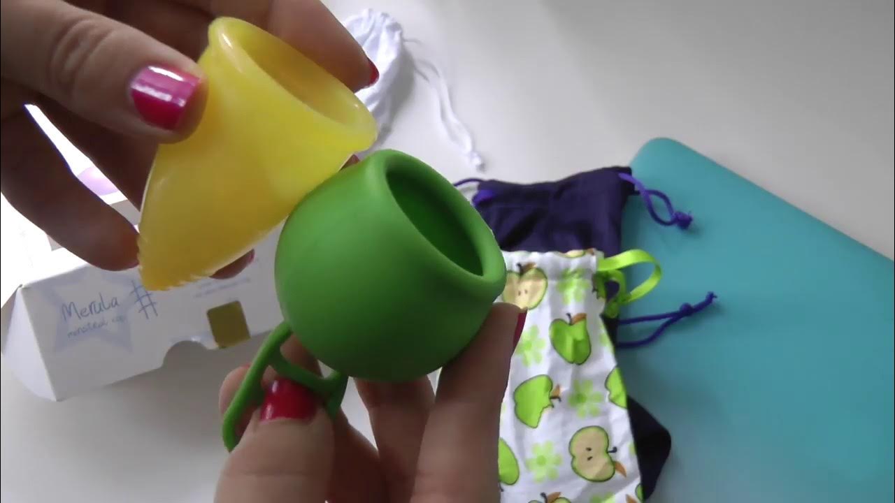 мои чаши MERULA cup, ICare menstrual cup, MeLuna - YouTube
