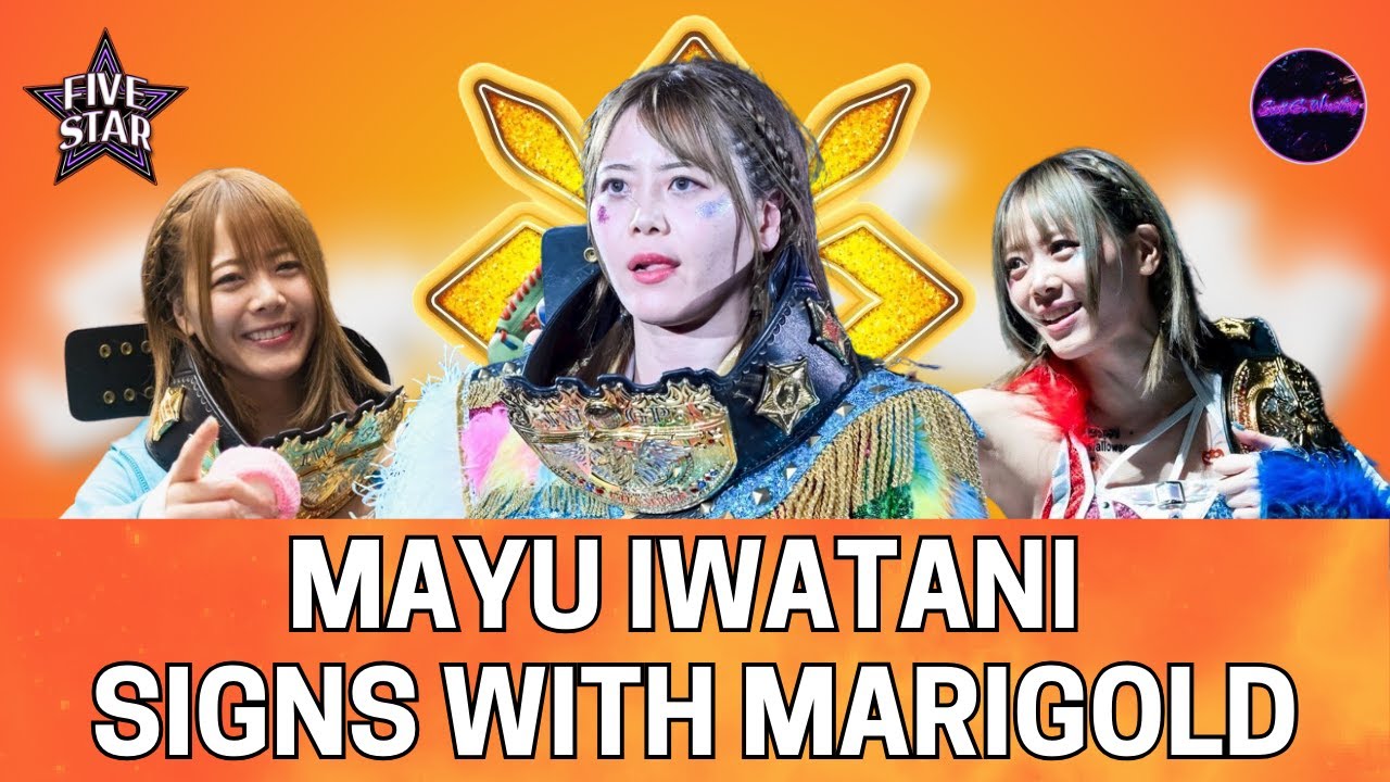 Mayu Iwatani Signs With Marigold | Joshi Breaking News | Five Star - YouTube