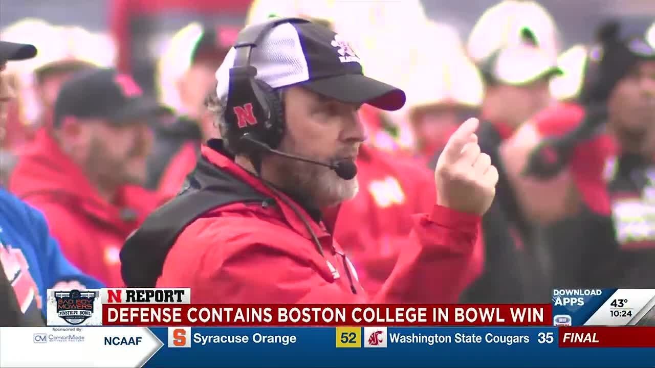 Defense steps up in Bowl win over Boston College - YouTube