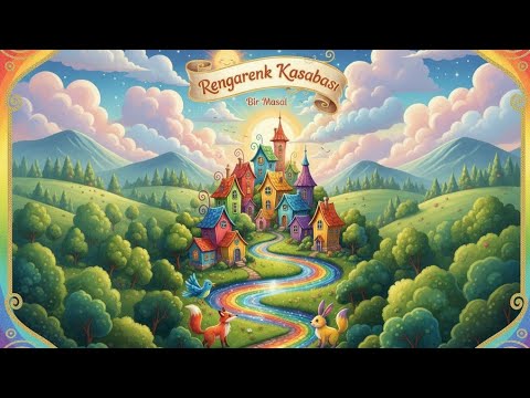 📚 Rengarenk Kasabası | Kitapların Gücüyle Gülümseyen Çocuklar | Masal Dinle