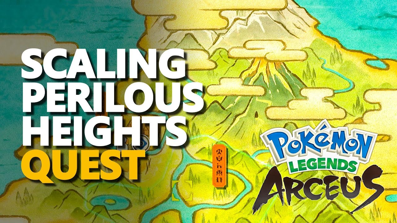 Scaling Perilous Heights Pokemon Legends Arceus - YouTube