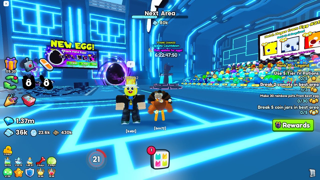 Opening 10 event eggs PS99 #2 - YouTube