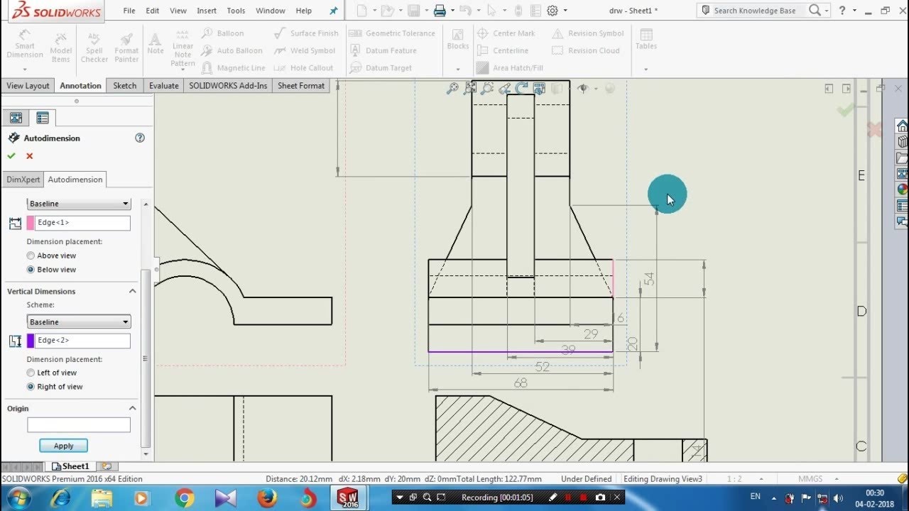 AUTO DIMENSIONS IN DRAFTING SOLIDWORKS 2016 YouTube auto-dimensions-in-drafting-solidworks-2016-youtube