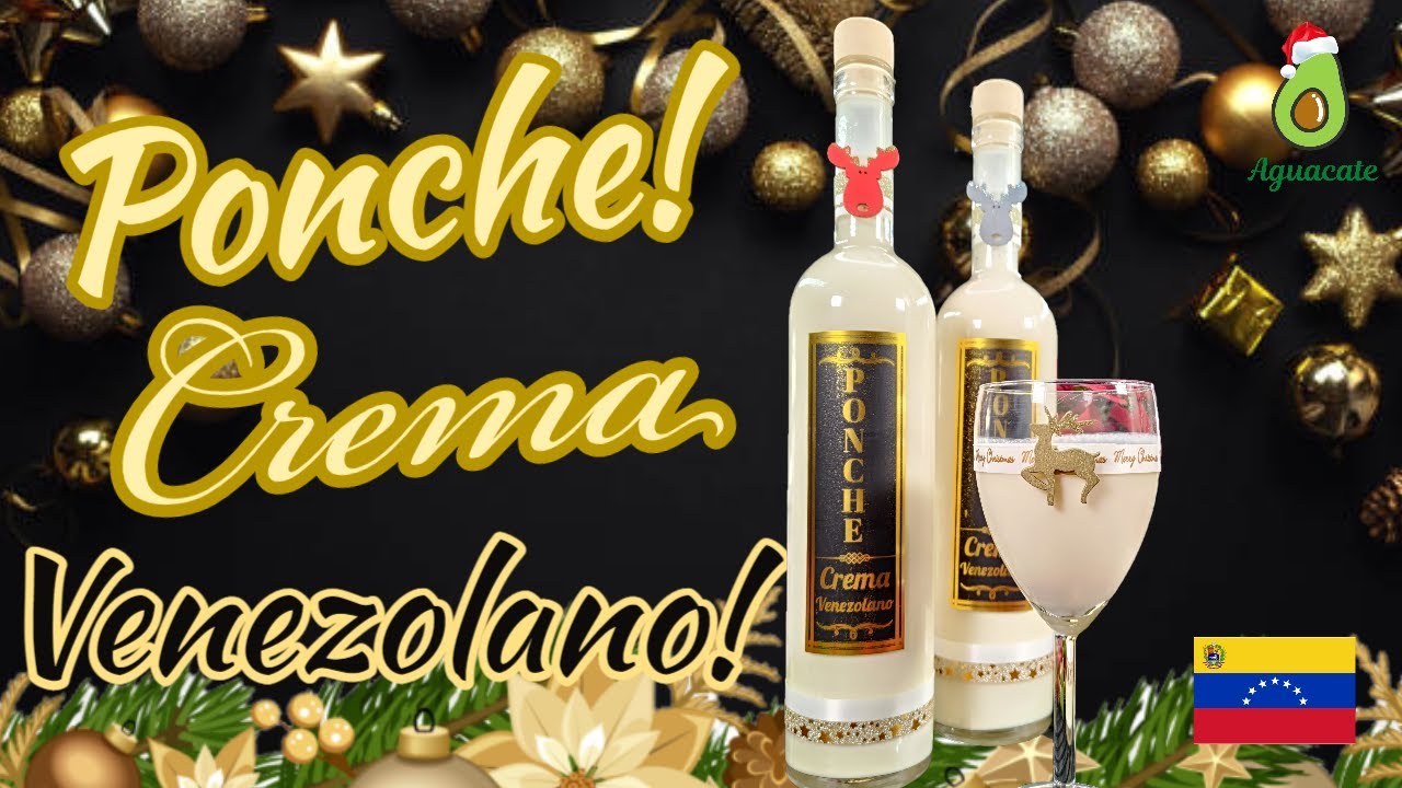 Como Hacer Ponche Crema Venezolano Receta Facil - YouTube