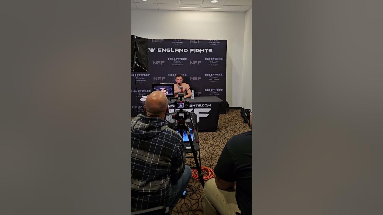Ben post fight interview NEF#60 Bangor Maine - YouTube