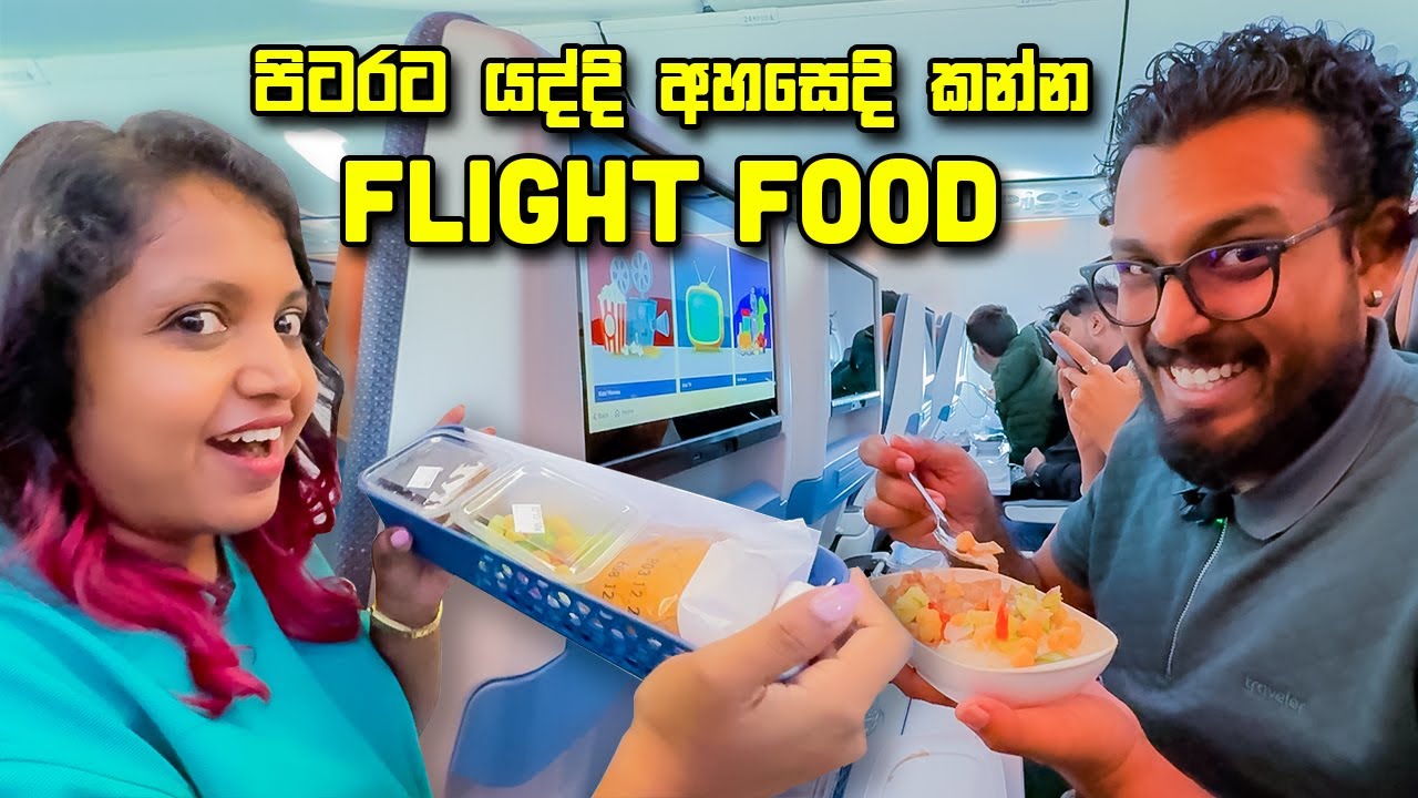 ඩුබායි යන ගමන් අහසෙදි කෑම | Flight Food | Flydubai - YouTube