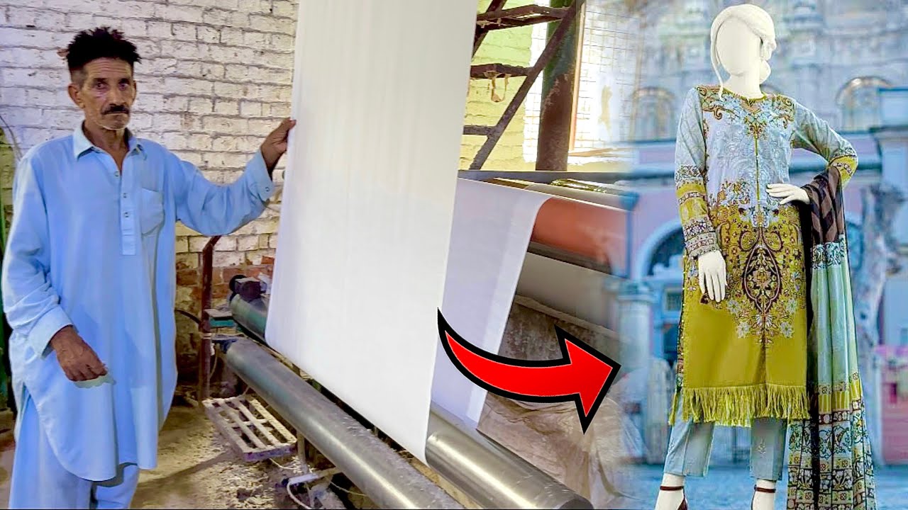 Cotton Cloth Mass Production By Old Man | How Cotton Is Processed in ...