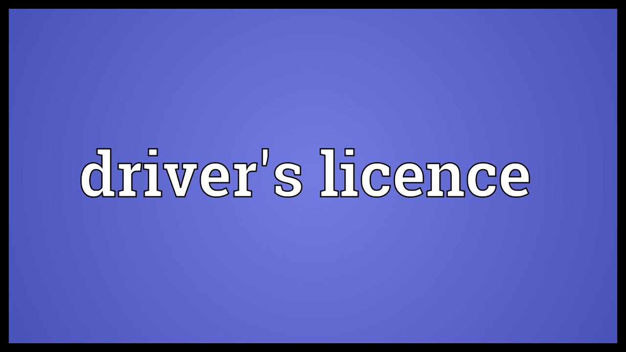 Driver s Licence Meaning YouTube driver-s-licence-meaning-youtube