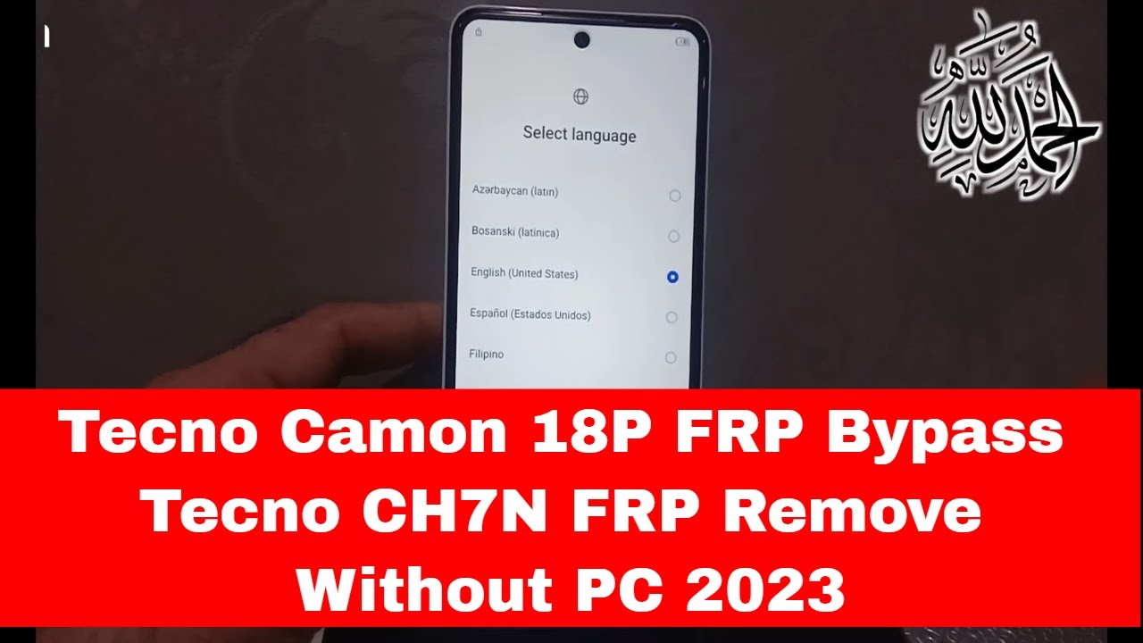 Tecno Camon 18P FRP Bypass | Tecno CH7N FRP Remove Without PC 2023 # ...