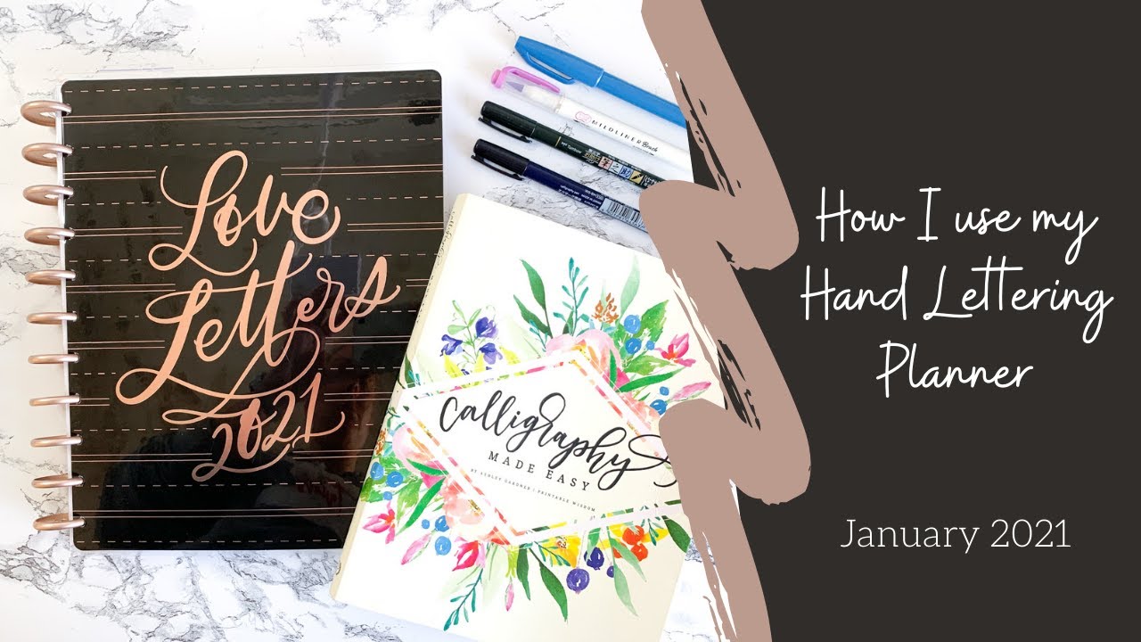How I'm Using my Love Letters Hand-Lettering Planner from ...
