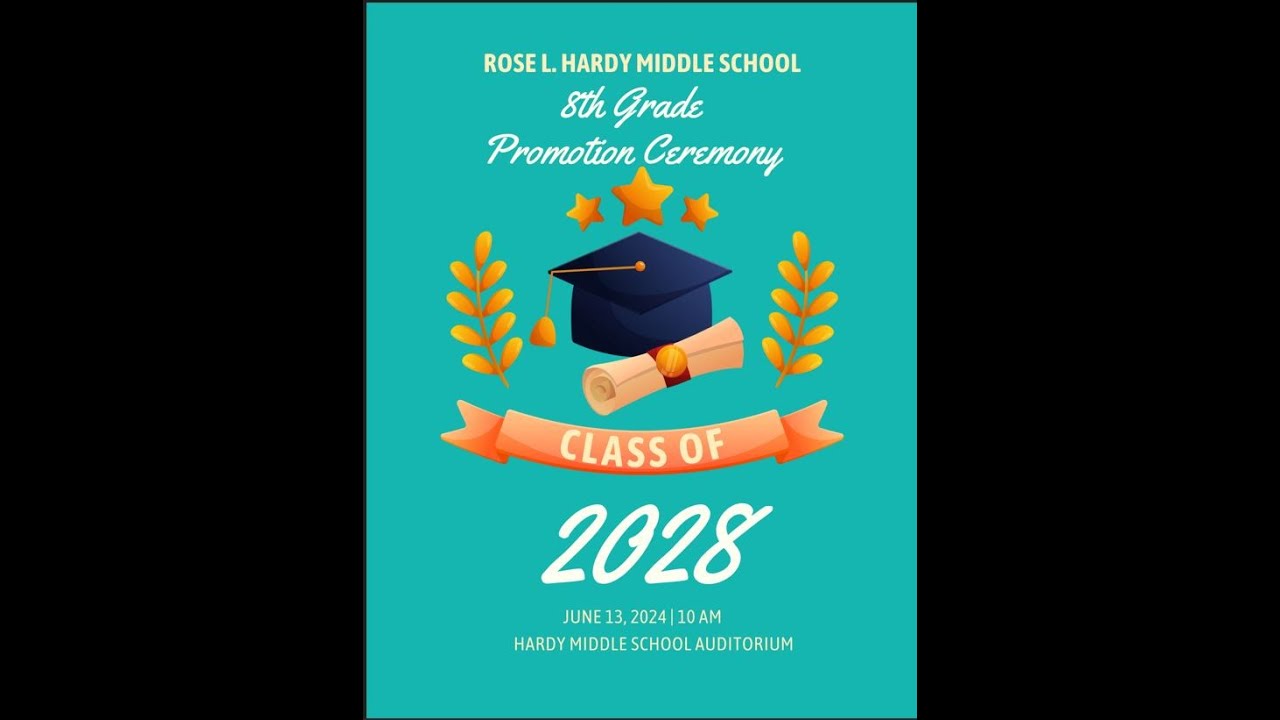 Hardy Middle School 8th Grade Promotion Ceremony 2024 - YouTube