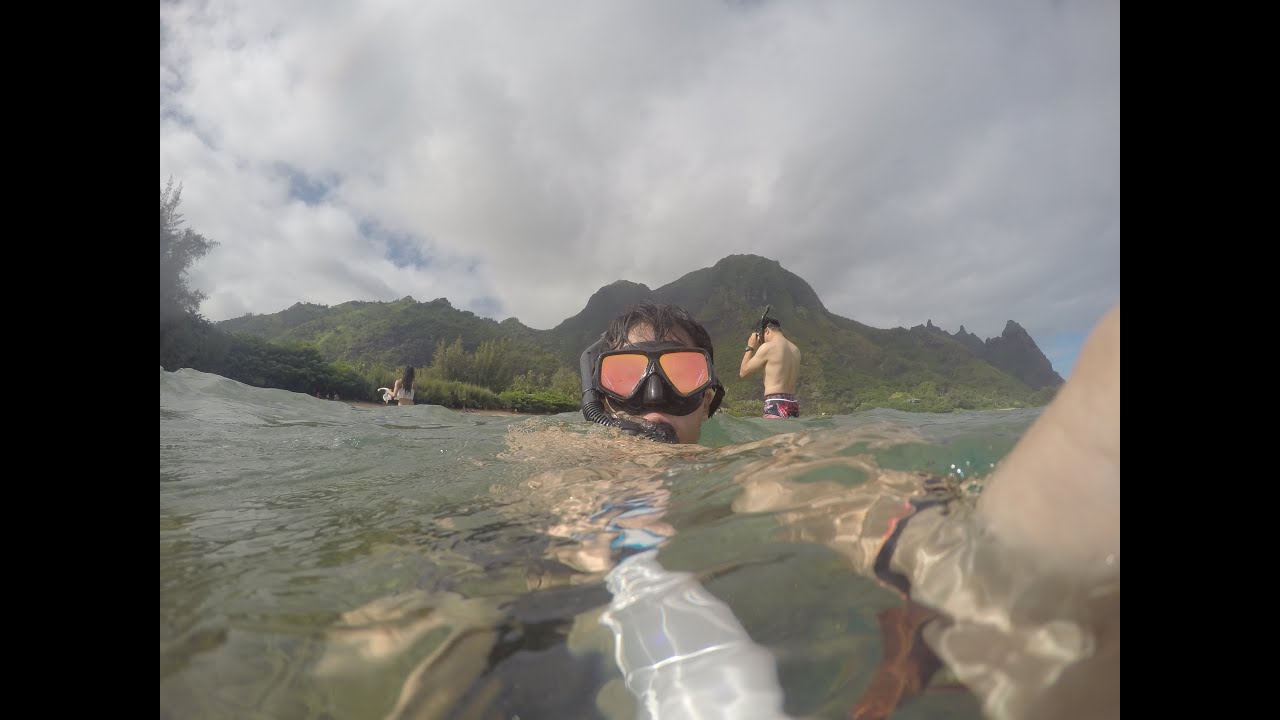 GoPro Hero4 Silver: Snorkeling- Hawaii, Kauai, Hanauma Bay, Tunnel ...