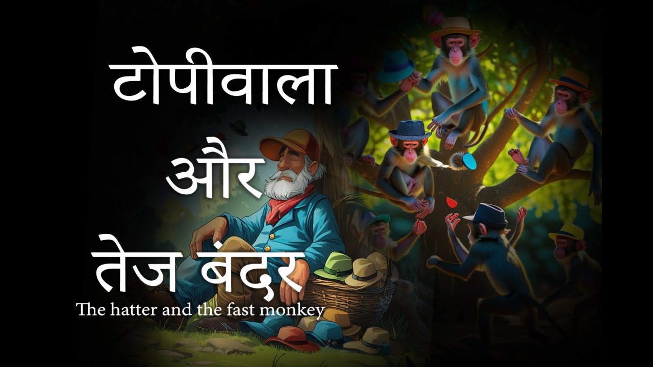 टोपी वाला और चालाक बंदर/the hatter and the sharp monkey - YouTube
