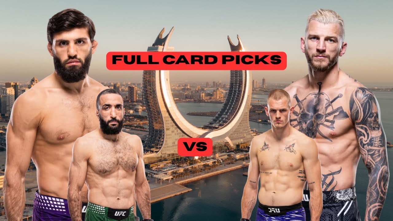UFC Qatar Full Card Picks and Predictions - YouTube