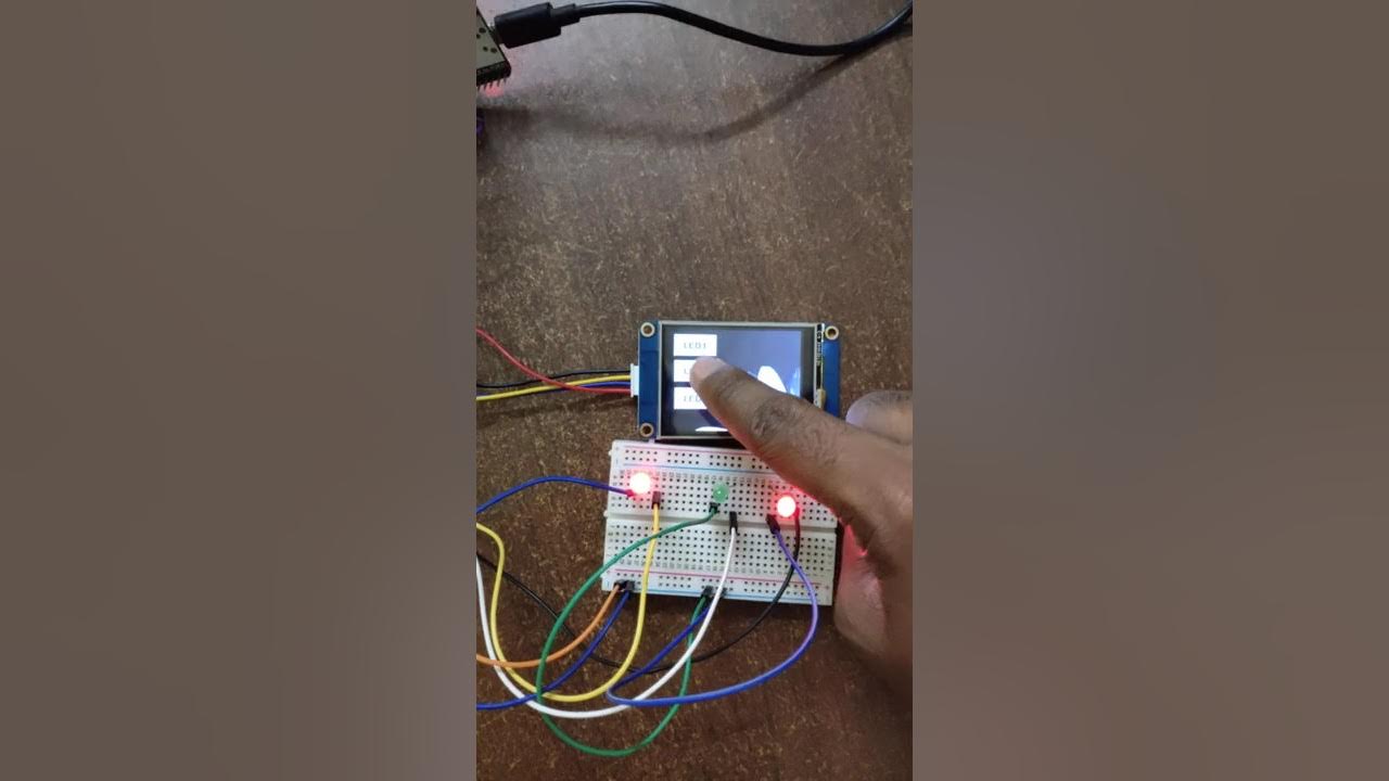 Esp32 Interface With Nextion Lcd Display Youtube