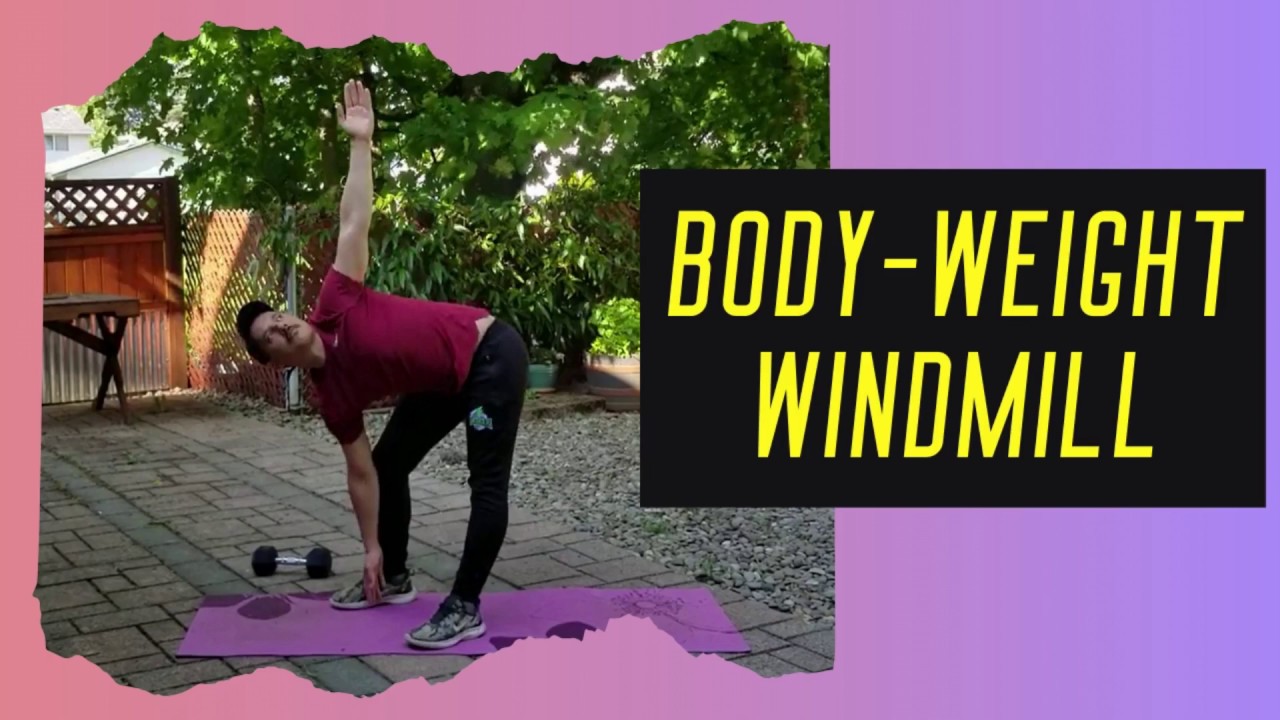 Body-Weight Windmills - YouTube