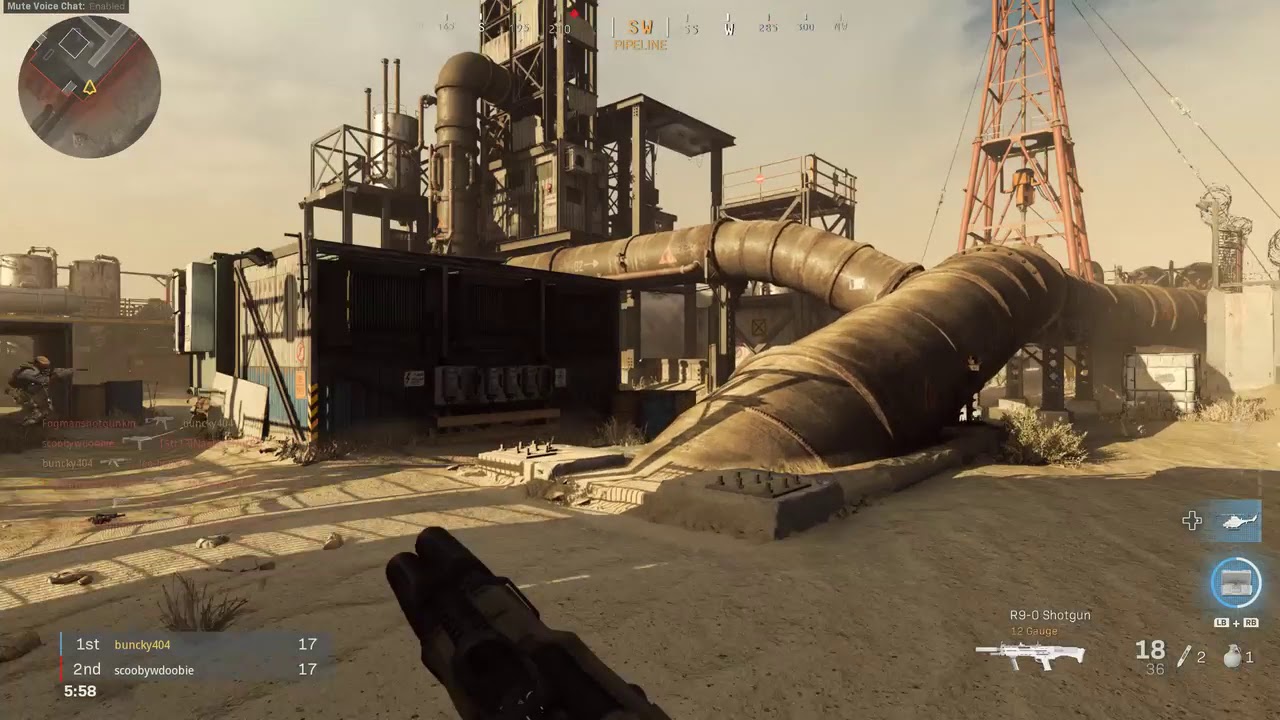 Call Of Duty Modern Warfare Free For All On Rust Map - YouTube