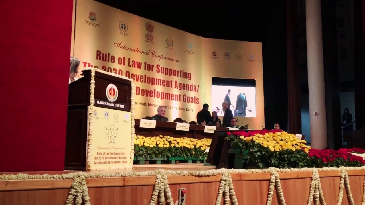 Anvesh Verma Felicitating Hon'ble Justice Michael D. Wilson, Judge ...