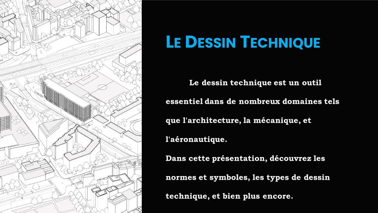 Présentation du dessin technique - YouTube