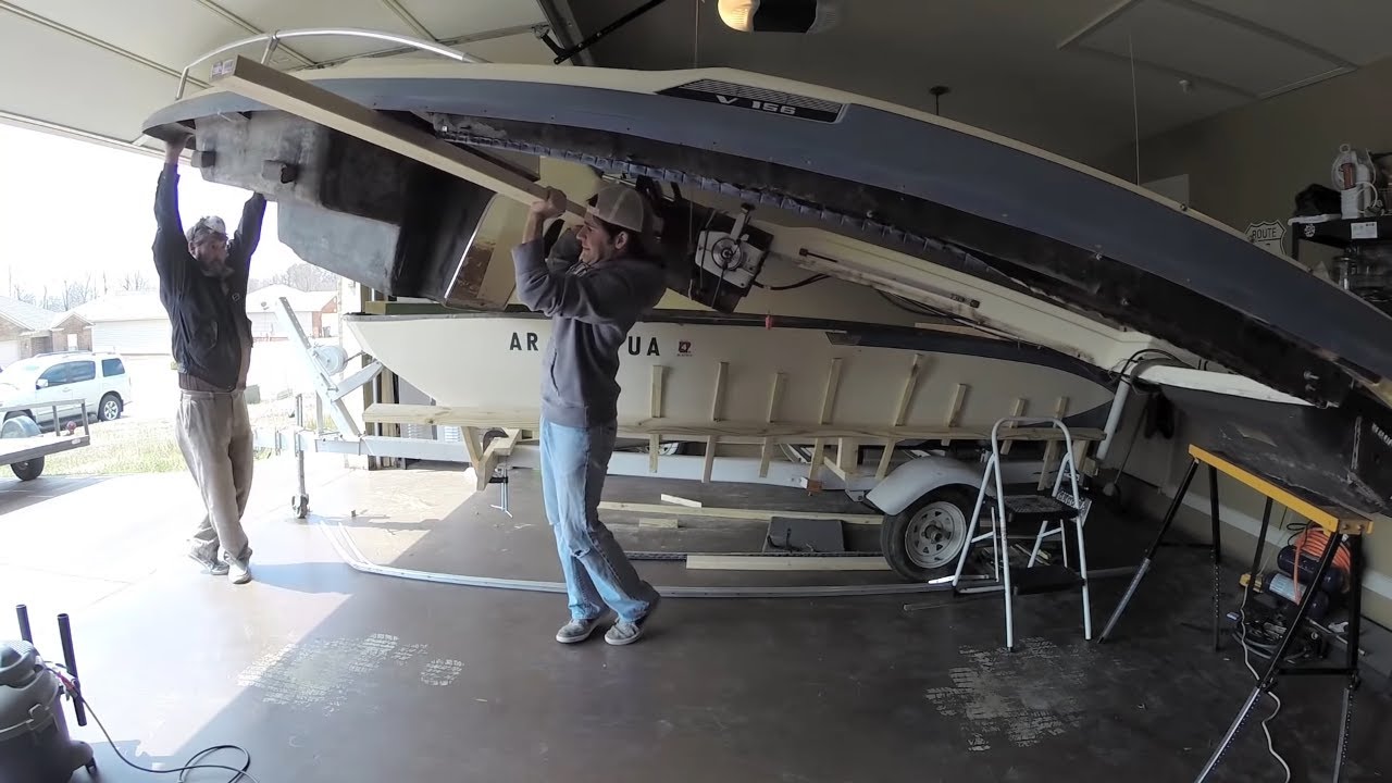 Hull Support/Cap Removal // Project Glastron/Vlog #4 - YouTube