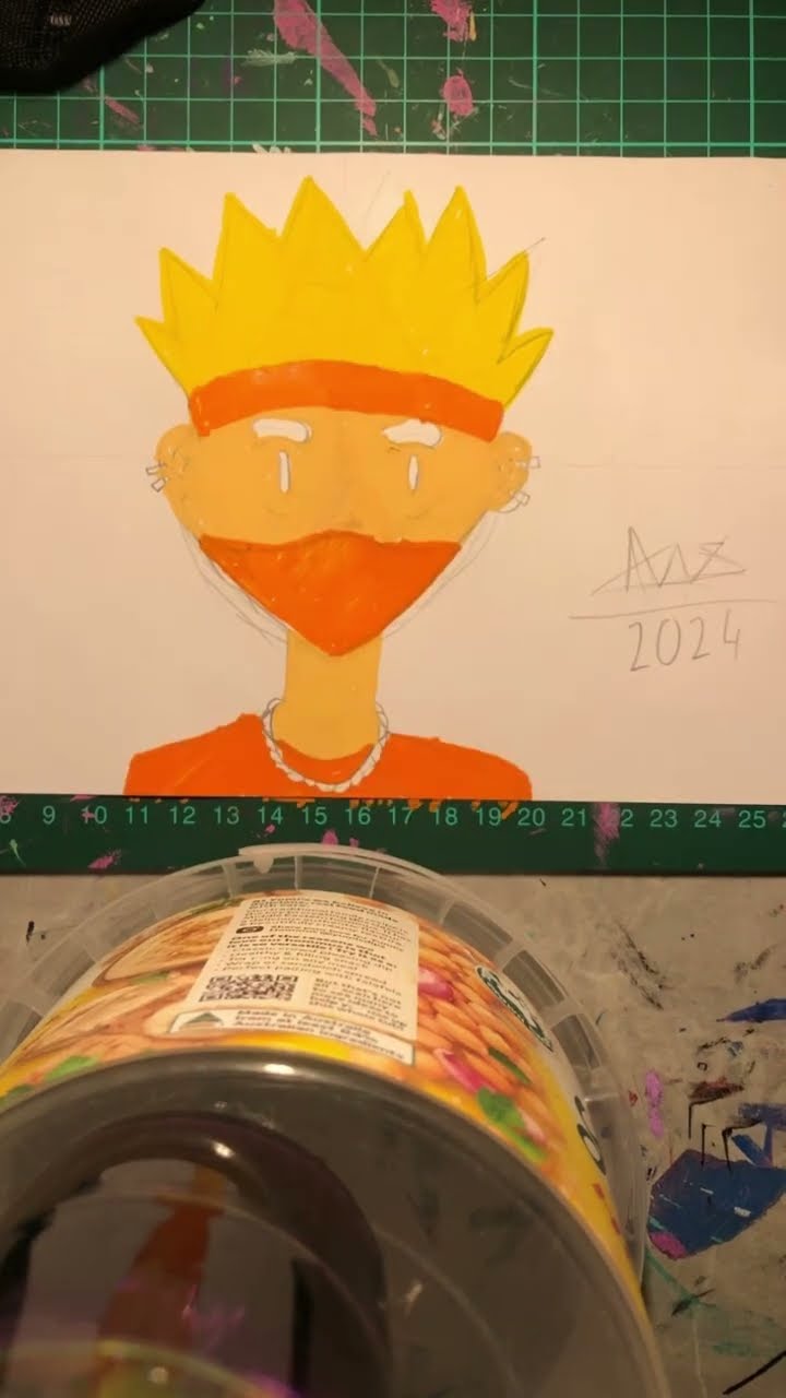 New character with Posca markers - YouTube