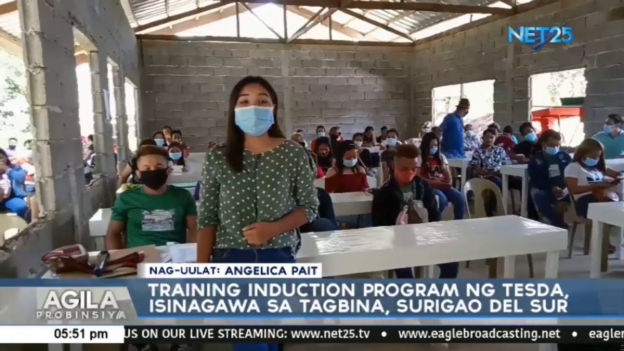 Training induction program ng TESDA, isinagawa sa Tagbina, Surigao del ...