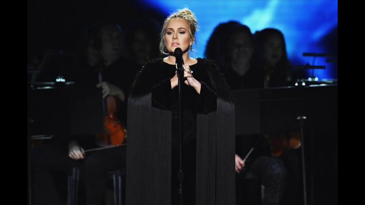 Adele Fast Love Tribute GRAMMYs 2017 Audio - YouTube