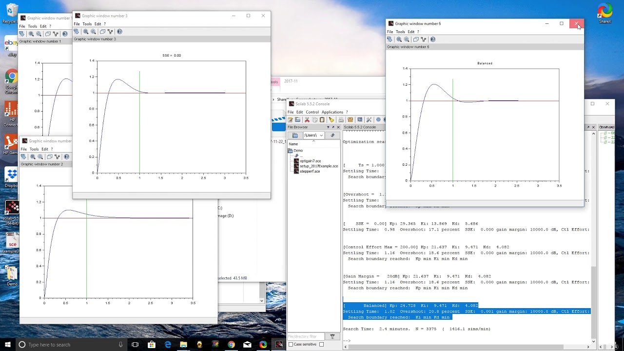 PID optimization Scilab Pt02 - YouTube