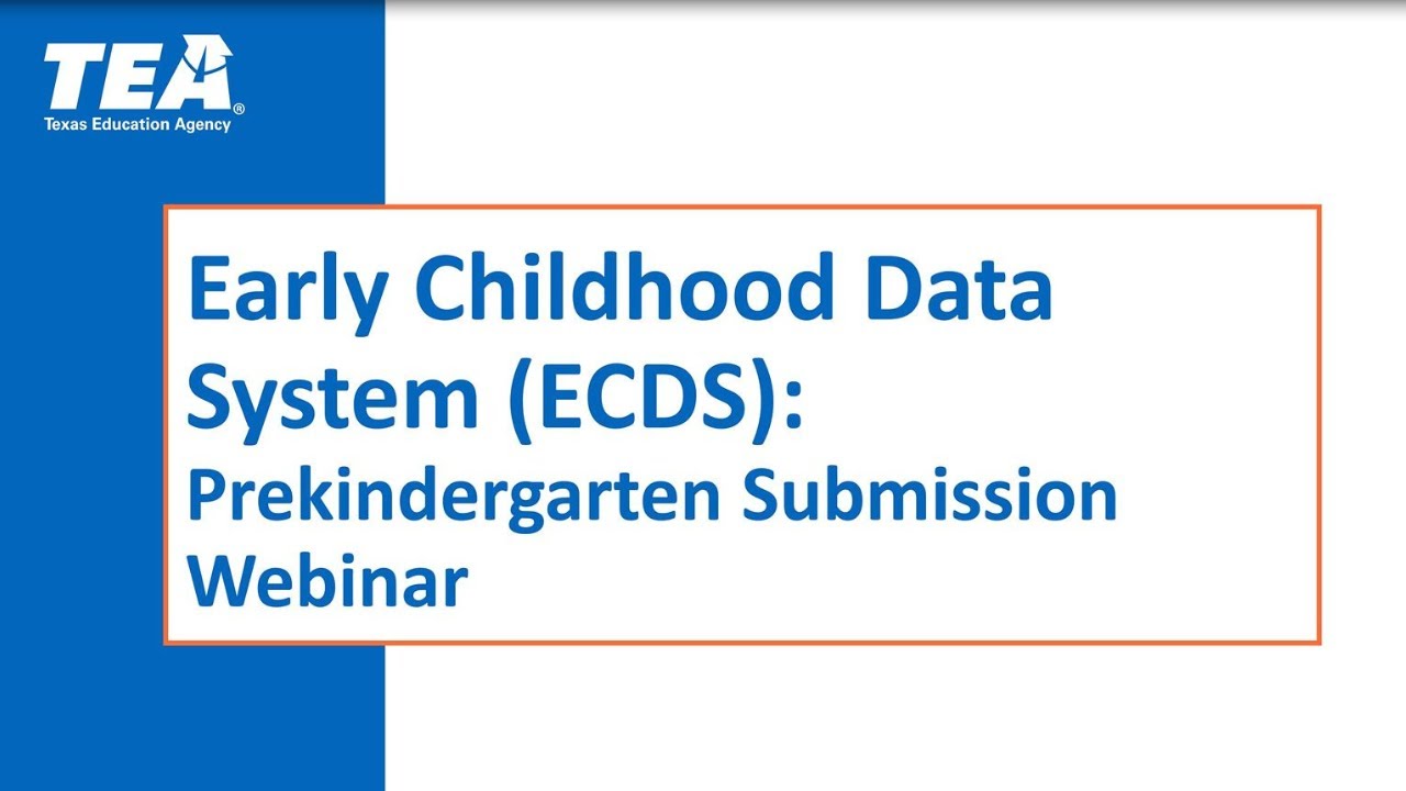 Navigating the Early Childhood Data System Prekindergarten Submission ...