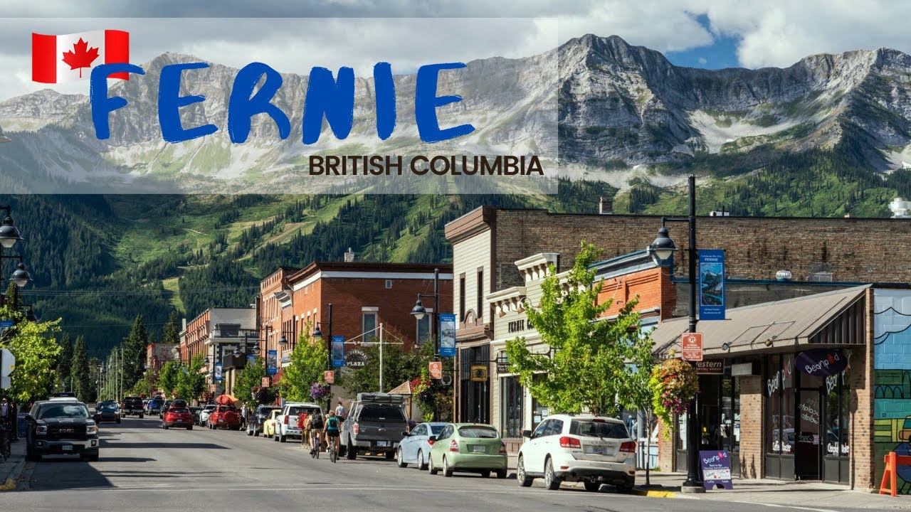 Tour around City of FERNIE, British Coumbia | Canada [4K] - YouTube