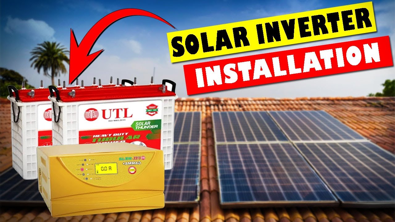 2KW Solar Inverter System With Batteries | Full Installation - YouTube
