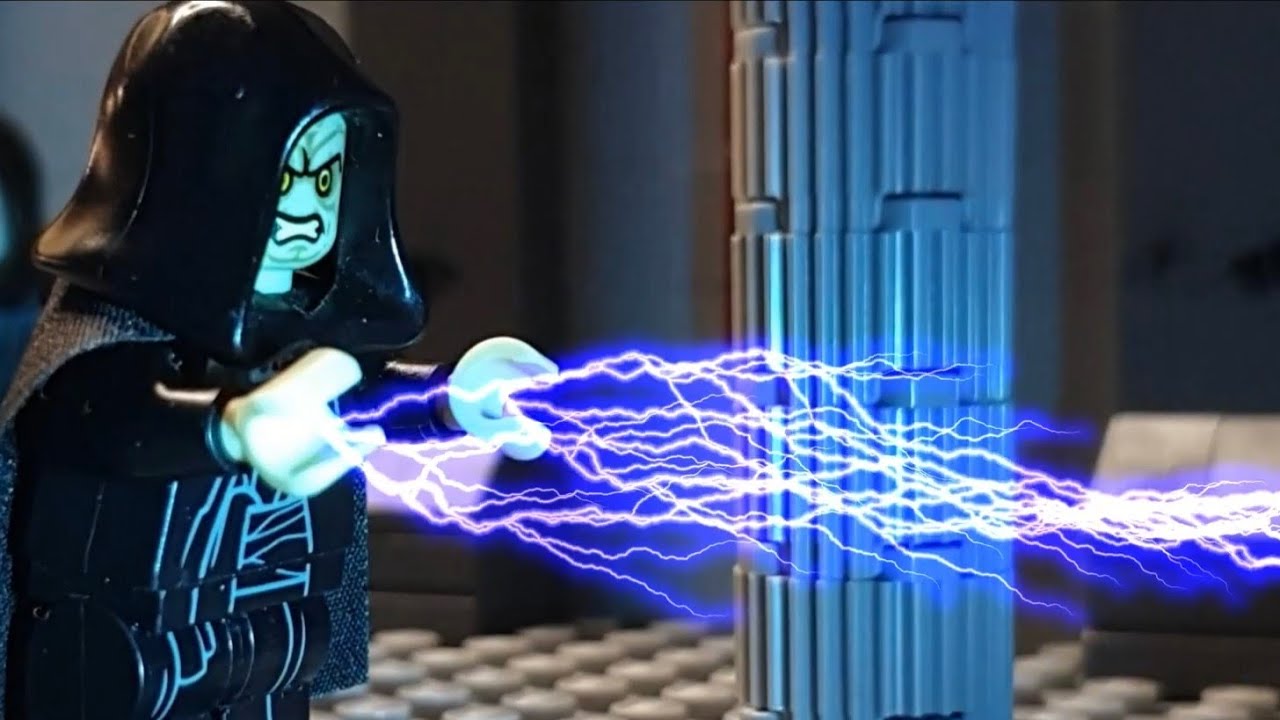 Lego Star Wars - Lightning effect test (Hitfilm) - YouTube