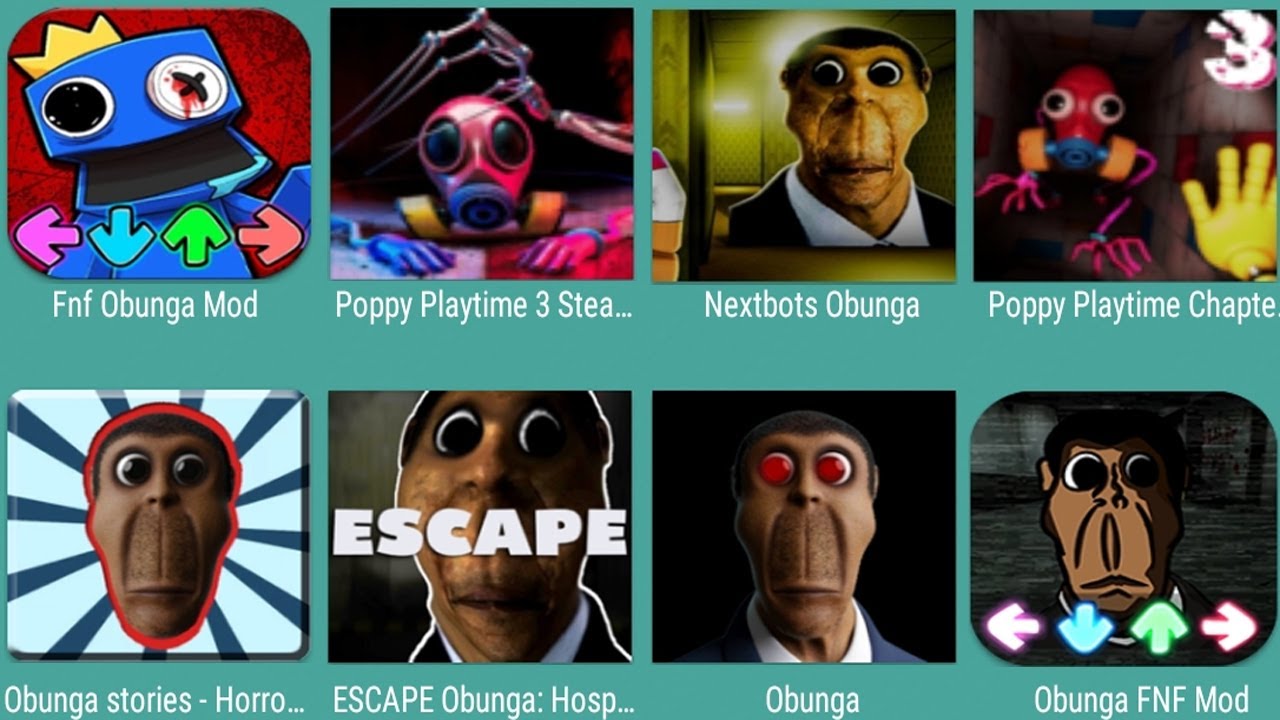 FNF Obunga Mod,Poppy Playtime 3 Steam,Nextbots Obunga,Poppy 3 Chapter ...