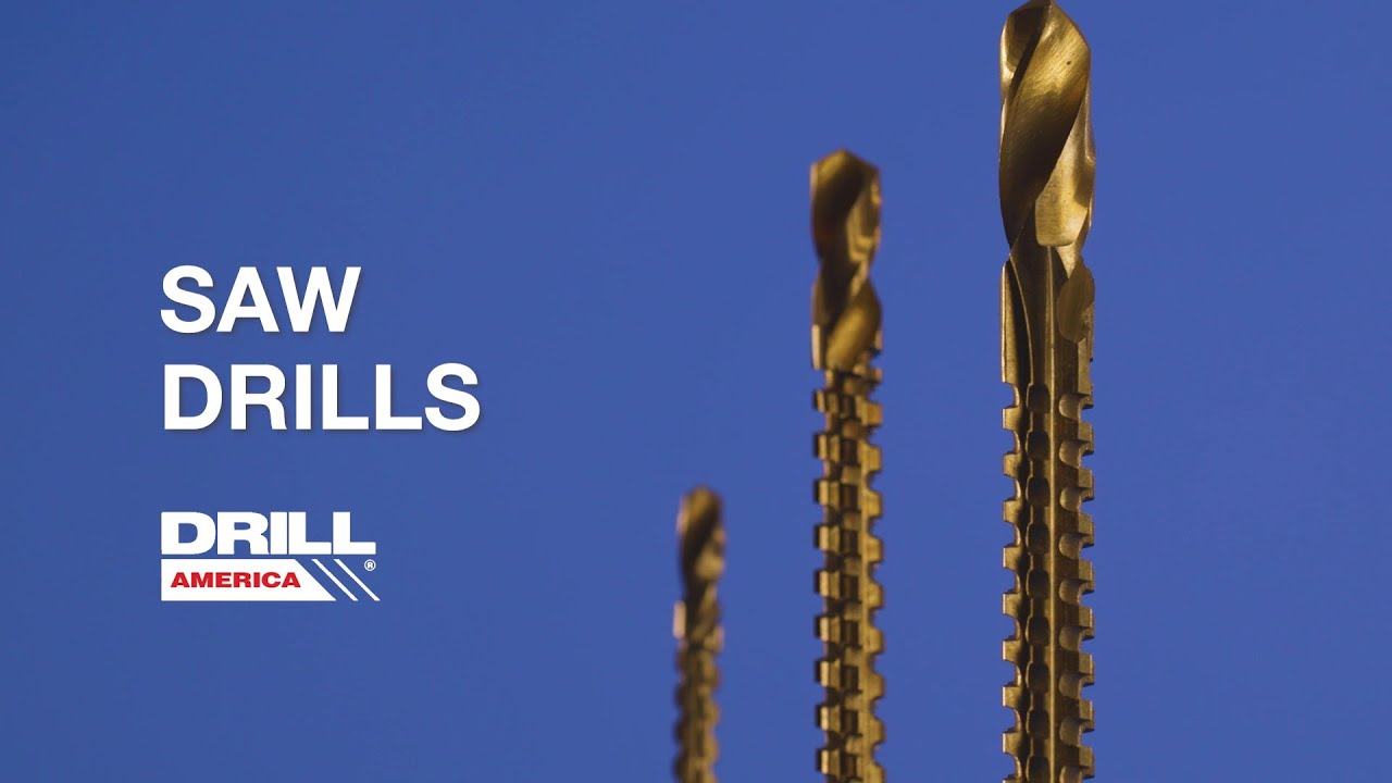 Side-Cutting Saw Drill Bits from Drill America - YouTube