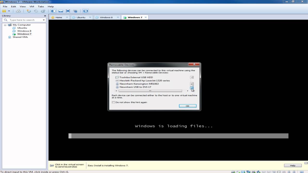 Create New Virtual Machine in VM Ware Workstation 8 - YouTube