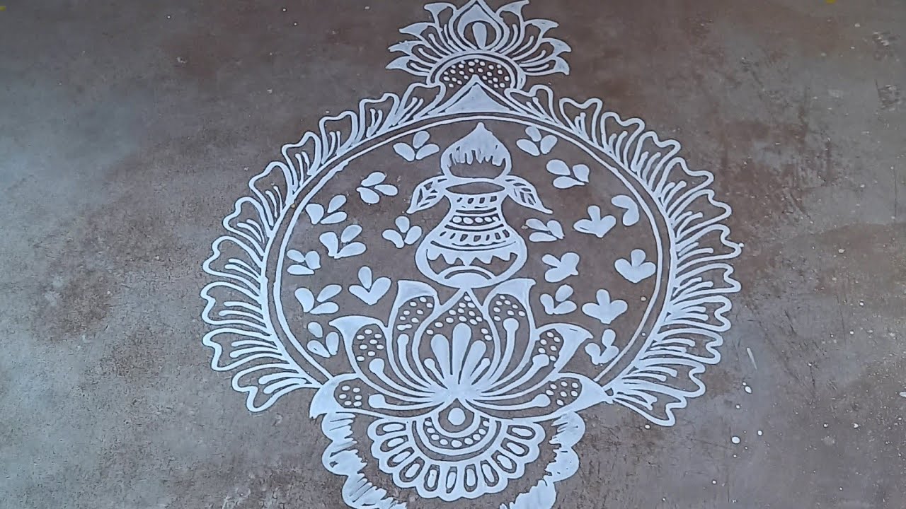 Odia jhoti chita kalasa design for laxmi puja...... ମାଣବସା ଗୁରୁବାର କଳସ ...