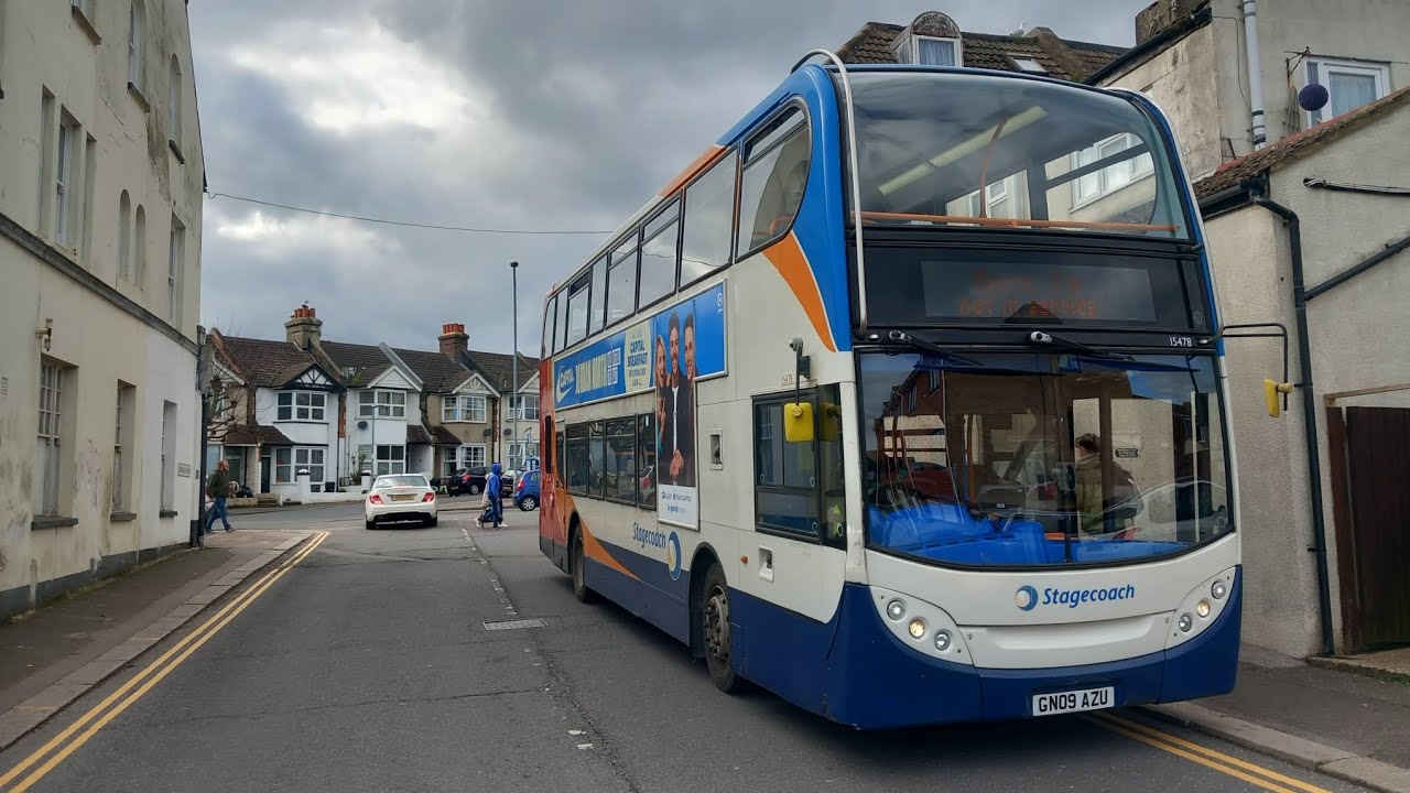 Onboard Stagecoach Bus 15478 (GN09 AZU) | Scania N230UB Enviro400 ...