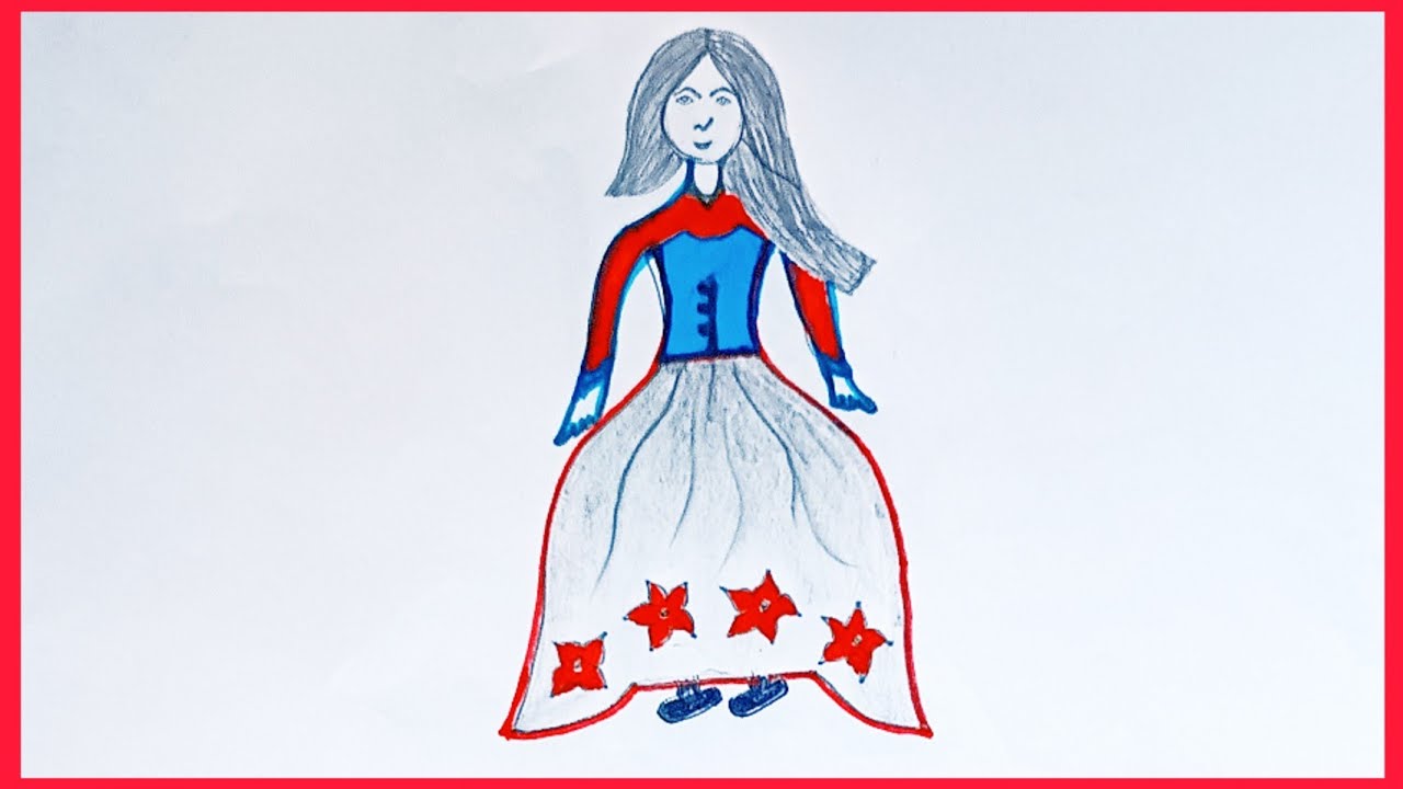 how to sute gril full body drawing pencil draw rrs somaiya arts. 06 ...