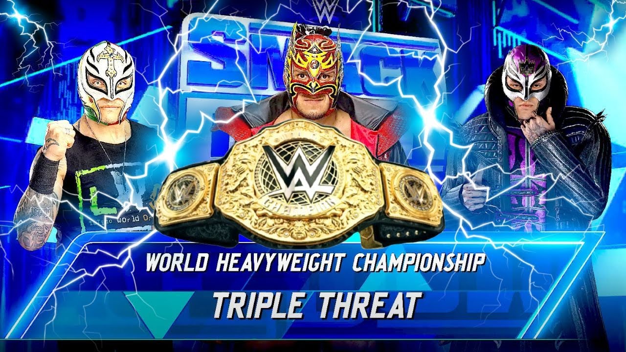Rey Mysterio vs Dominik Mysterio vs Dragon Lee | High Flying Action ...